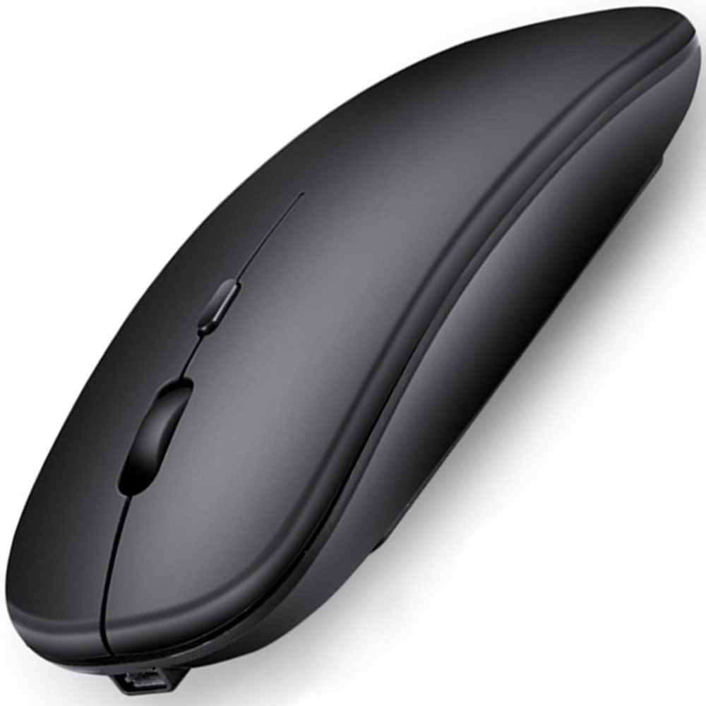 Wireless Mouse Bluetooth Rechargeable Mouse 2.4G Super Slim Silent ...