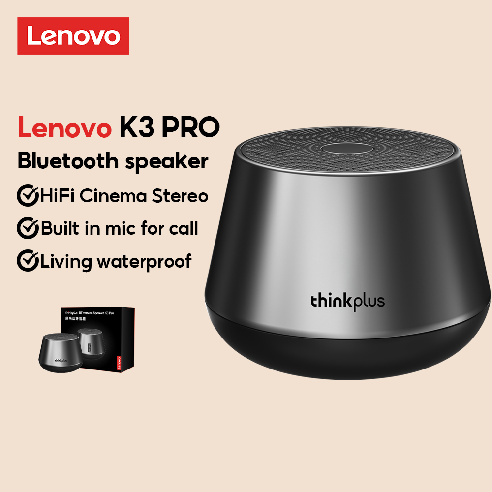 Lenovo K3 PRO Bluetooth Speaker HIFI Stereo Sound Effect Portable ...