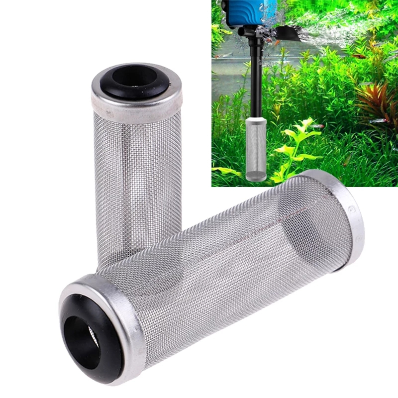 Aquarium Inflow Inlet Filter Stainless Basket Mesh Net Filter Guard ...