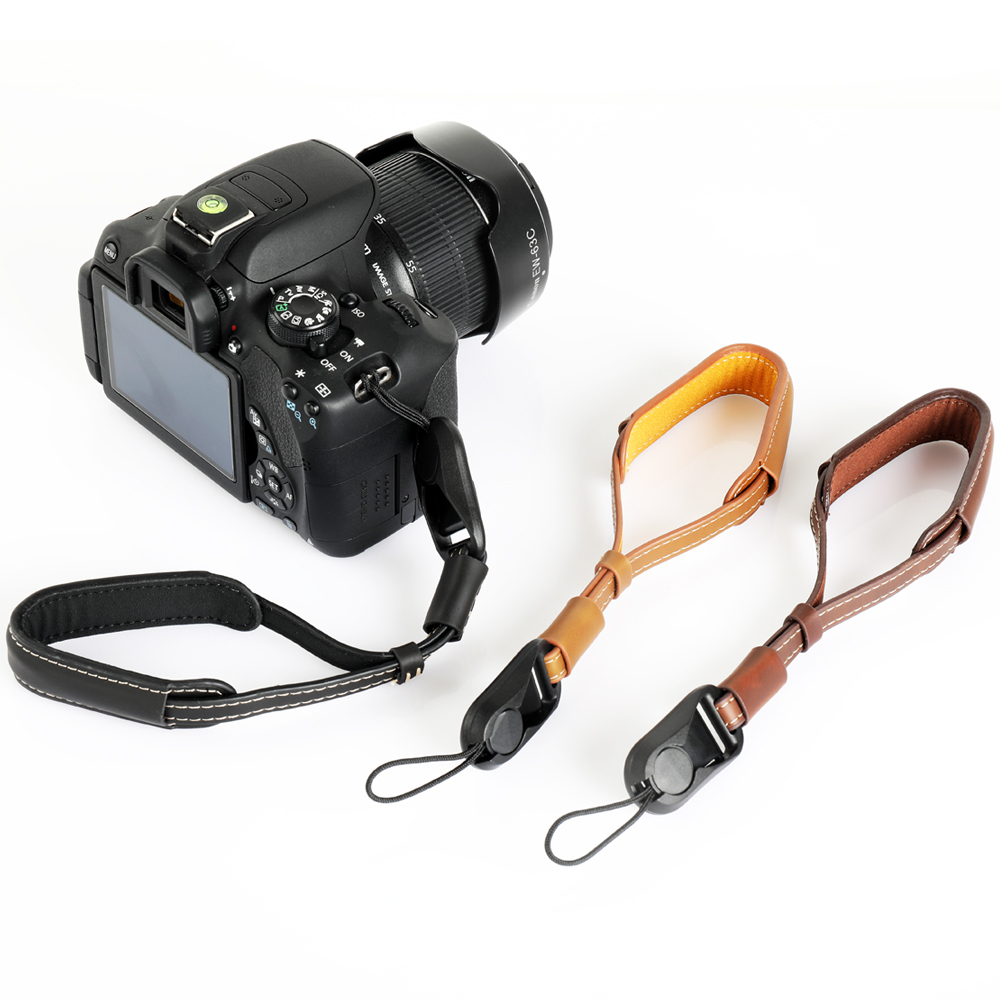Quick Release Buckle Camera PU Leather Hand Wrist Strap | Shopee Malaysia