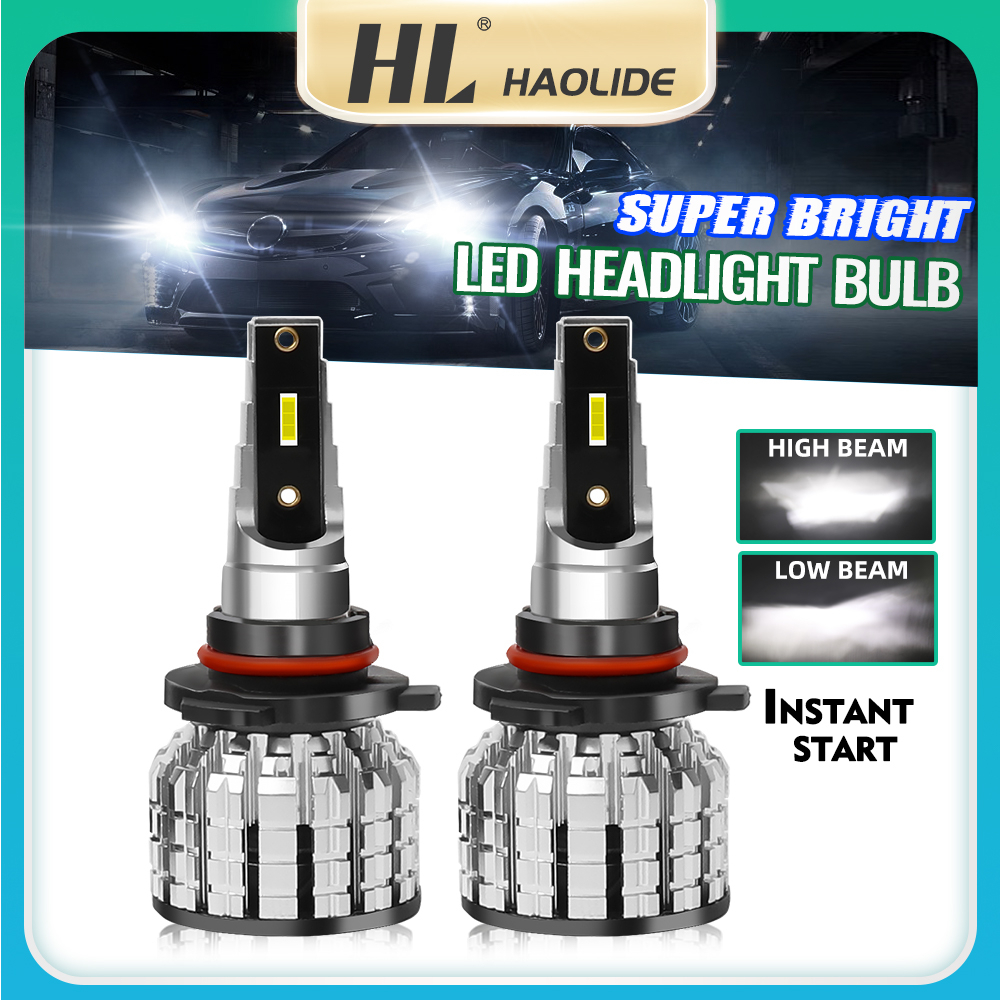 HL 2PCS 130w Super Bright Car LED Headlight Headlamp H1 H4 H7 H8 9005 ...
