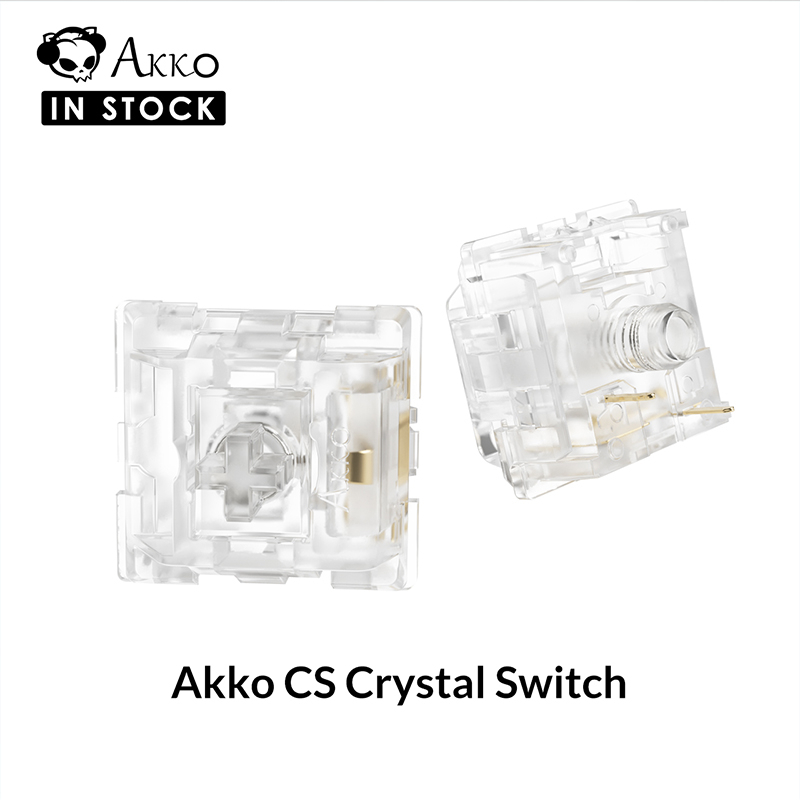 Akko 45pc/box Switches, CS Crystal Mechanical Keyboard Switch, 3-pins ...