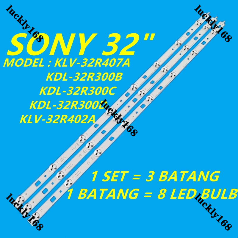 NEW 3PCS/SET KLV-32R407A / KDL-32R300B / KDL-32R300C / KDL-32R300D / KLV-32R402A 32" Led TV ...