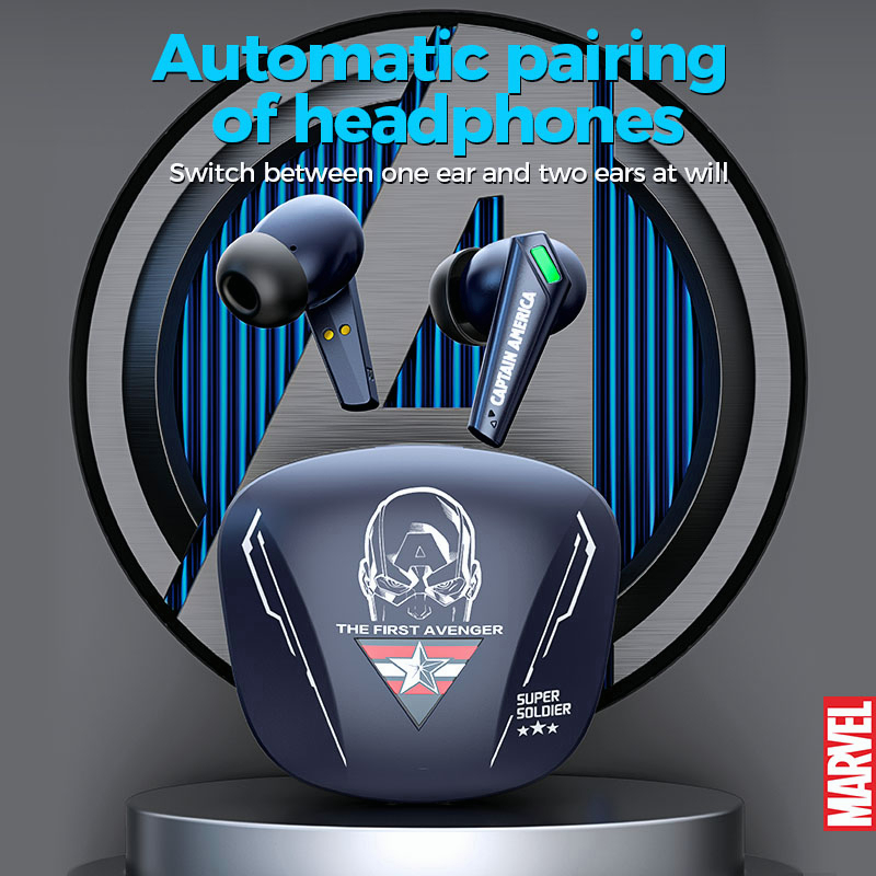 Disney Marvel S18 TWS Gaming Headset Bluetooth 5.3 Low Latency ...