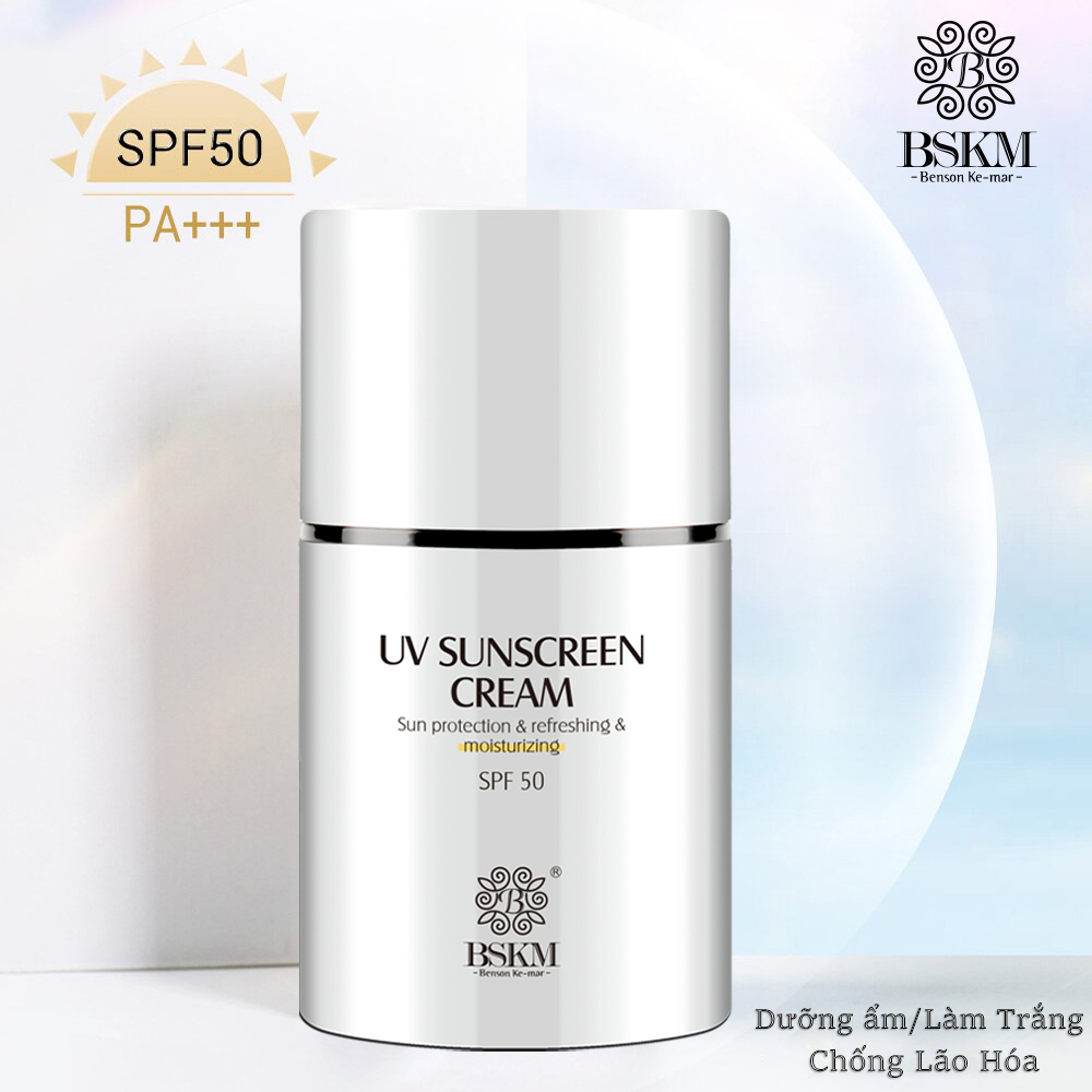 BSKM Sunscreen SPF50 for Face and Body PA+++ UV Sun Screen Cream Whitening Protection Refreshing ...