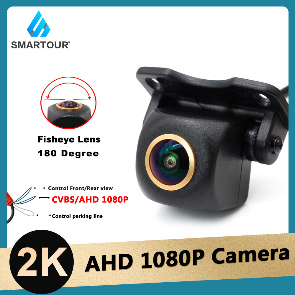 Smartour AHD 1080P 180 Degree Fisheye Adjustable Car Front Reverse ...