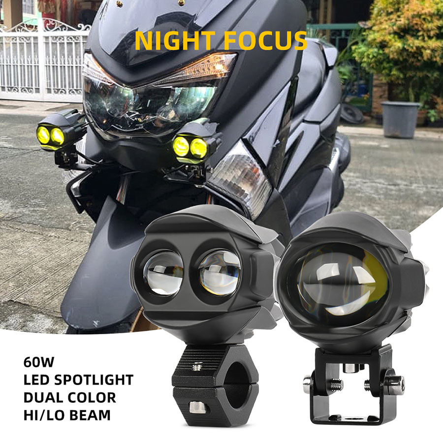 KATEWAY 3 Inch Motorcycle Lighting System Accessories Led Auxiliary ...