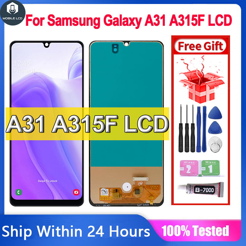 Original LCD With Frame For Samsung Galaxy A31 A315 A315F LCD Screen ...