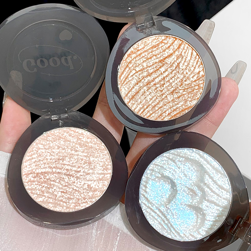 Bright Highlighter Monochrome Highlighter Powder Palette Long Lasting ...