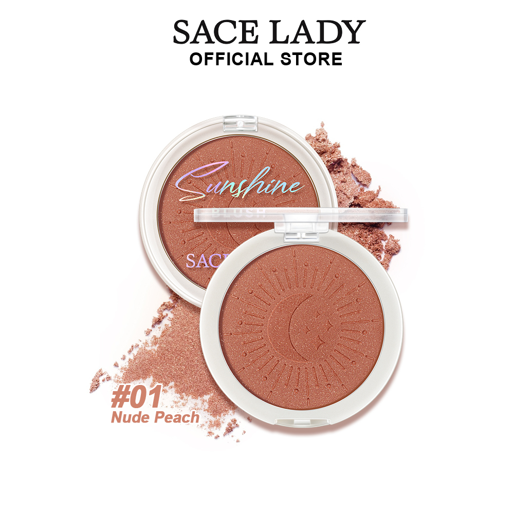 SACE LADY Sunshine Blush Powder High Pigmented Cheek 3 Color Makeup ...