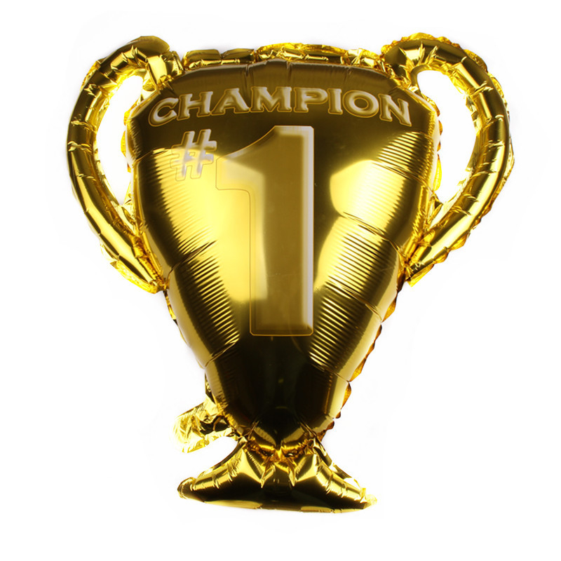 Big Championship Trophy Champion Cup Aluminum Helium Balloon Theme ...