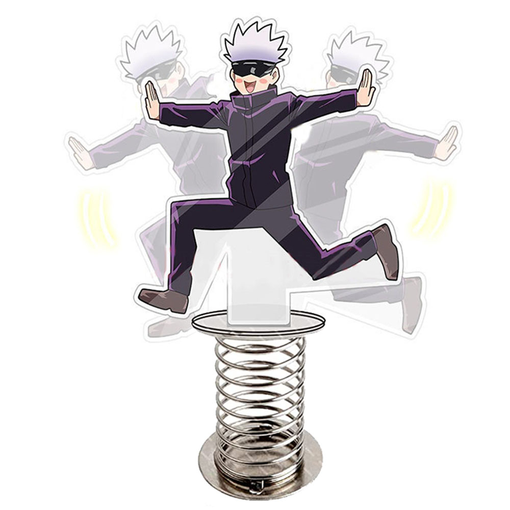 Jujutsu Kaisen Gojo Satoru Acrylic Shaky Spring Standing Figure Desk ...