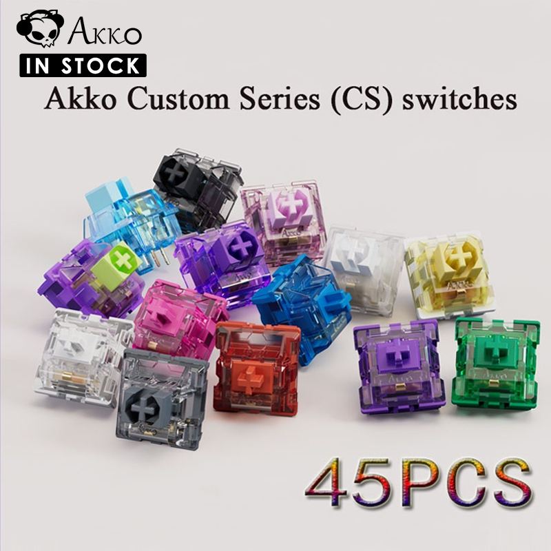 Akko CS Jelly Switches with Stable Dustproof Stem for MX Mechanical ...