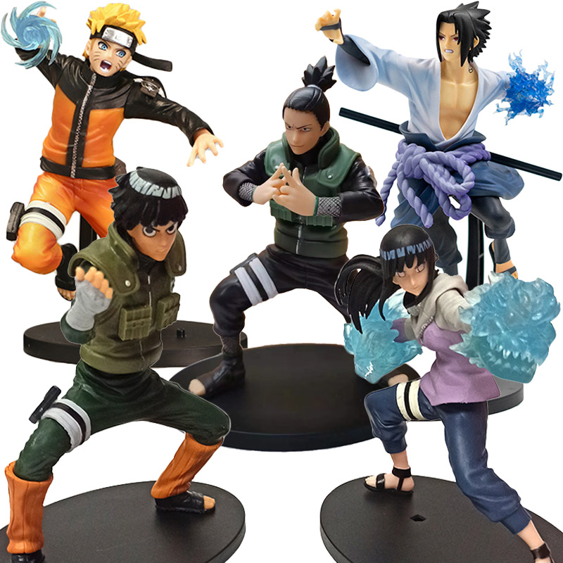 Uzumaki Naruto Anime Action Figure Uchiha Sasuke Hyuga Hinata Rock Lee ...