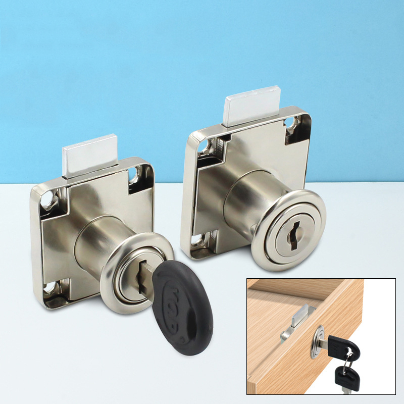 Cold Rolled Steel 138-22 Desk Drawer Lock Office Cabinet Cam Locks Safety Locker with 2 Key 136 ...