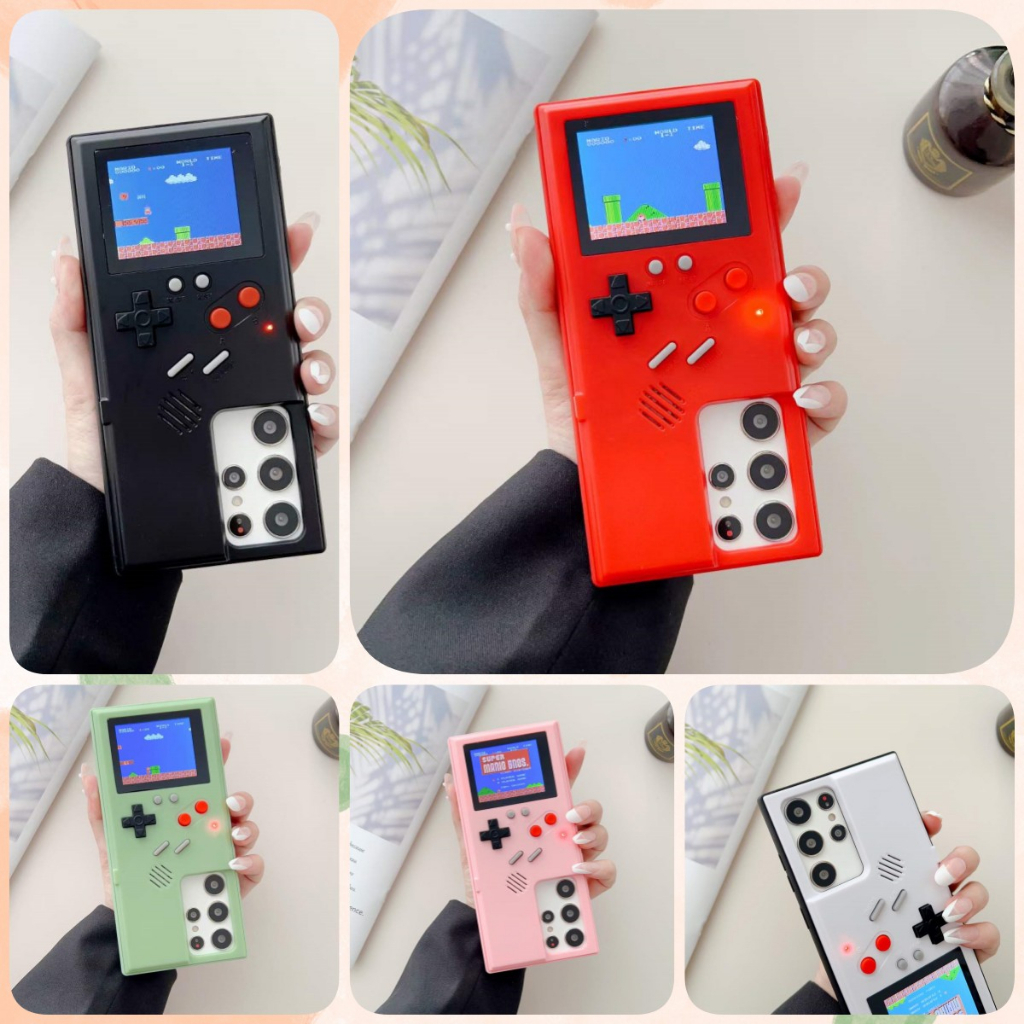 Playable Video Game Boy Phone Case for Samsung S24 S23 Ultra S22 S23 ...