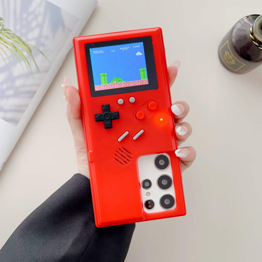 Playable Video Game Boy Phone Case for Samsung S24 S23 Ultra S22 S23 ...