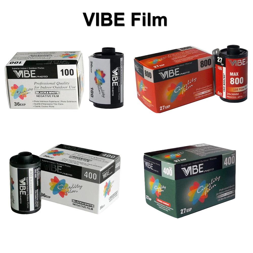 VIBE Max 800/VIBE Max 400 Color Film VIBE 100/400 Black & White 135 ...