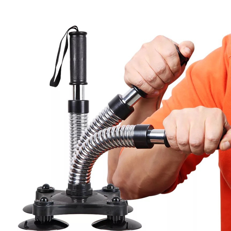 Arm Wrestling Workout Resistance Spring Bar Forearm wrench strength ...