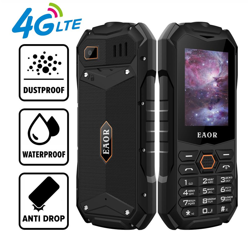 EAOR 4G LTE /2G IP68 Rugged Phone Waterproof Dustproof Shockproof 2000 ...