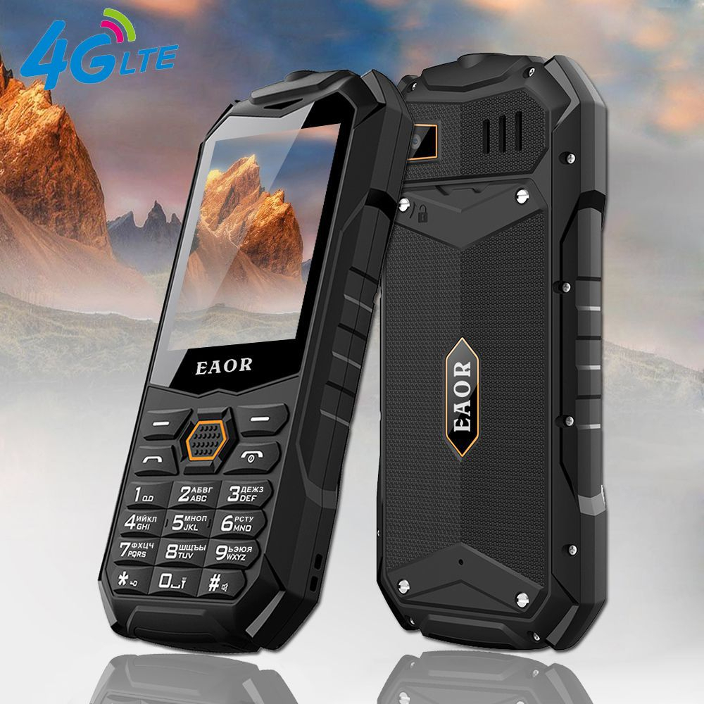 EAOR 4G LTE/2G Real Three-Proof Mobile Phone IP68 Rugged Phone 3000mAh ...