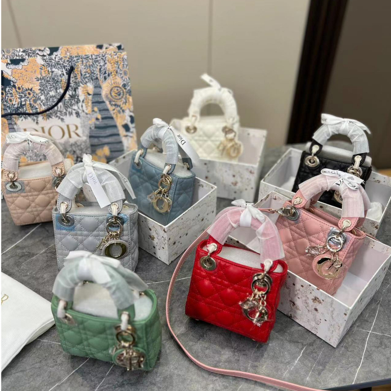 DNew Mini Lady Bag 12cm Women's Bag Crossbody Bag Fashion (with box ...