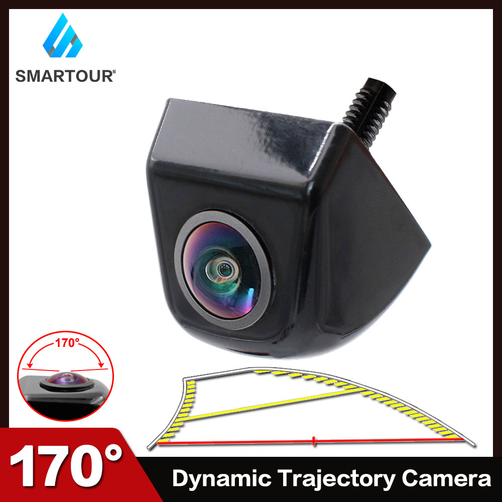 HD 1920x1080P Dynamic Trajectory 170° Fisheye Lens Car Rear View Camera ...