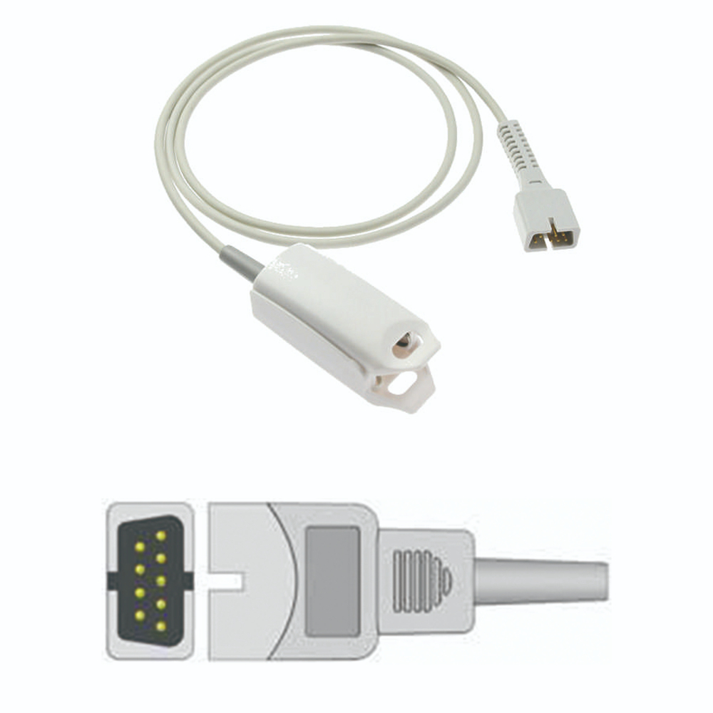 Spo2 Sensor Cable for Pulse Oximeter Monitor, Compatible with NELLCOR ...
