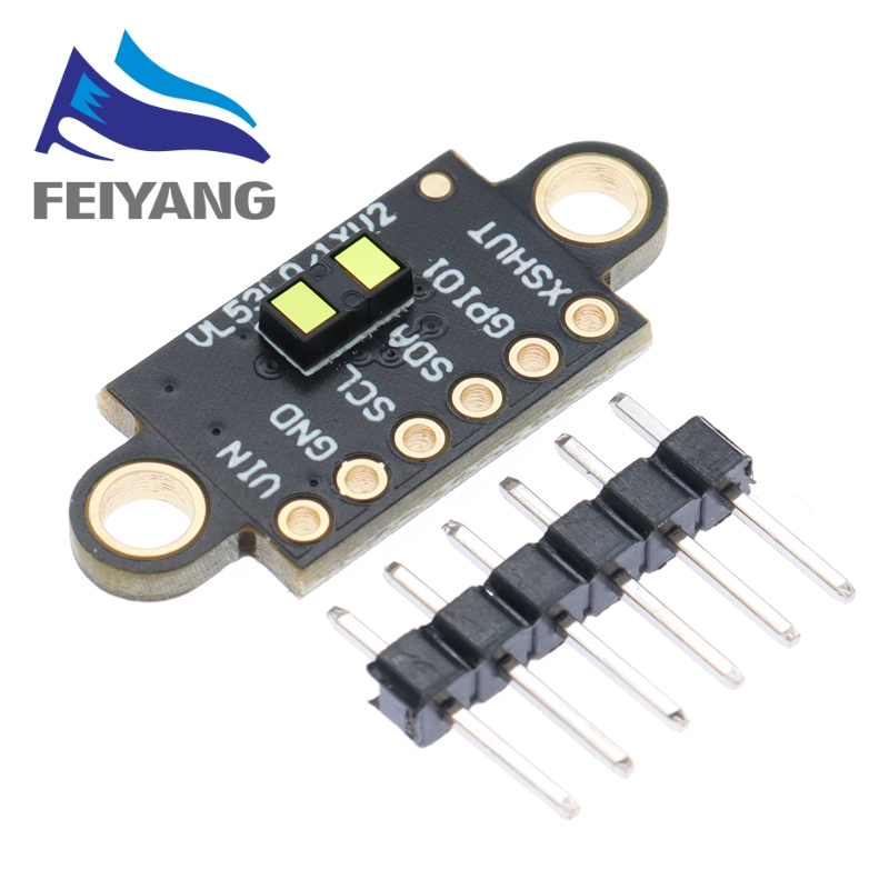 VL53L1X VL53LO Laser Ranging Flight Time Sensor Module Distance 400cm ...