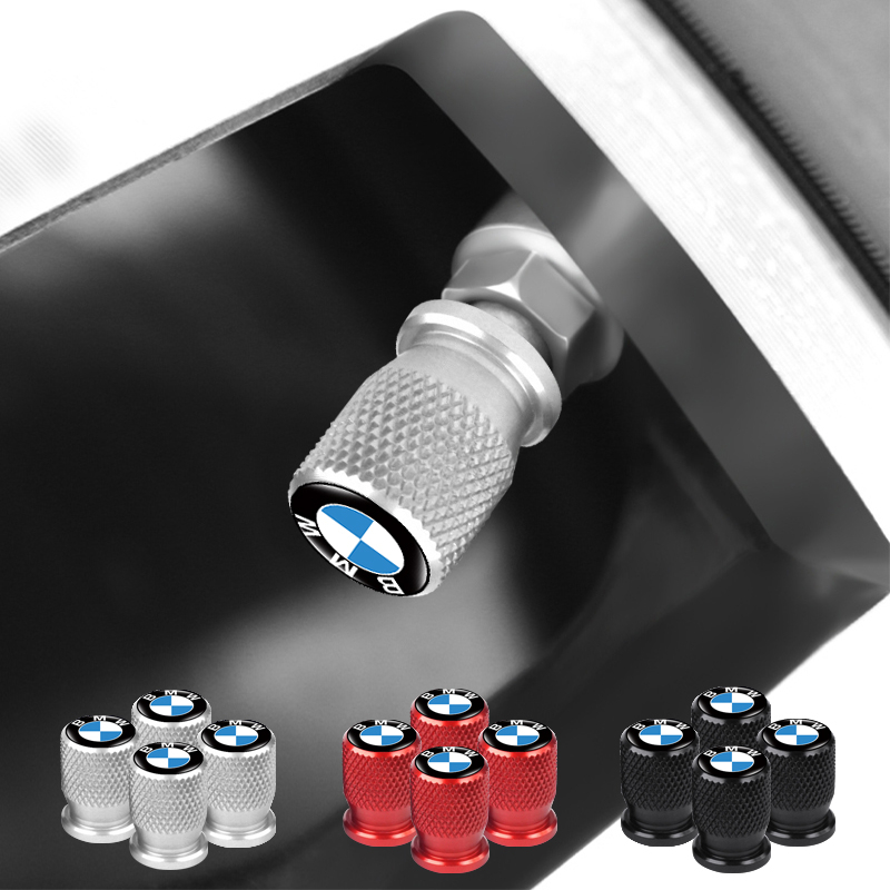 4pcs Threaded Styling Car Tire Dust-proof Cap 3D Logo Car Valve Stem Protect Cap for BMW E61 E90 ...