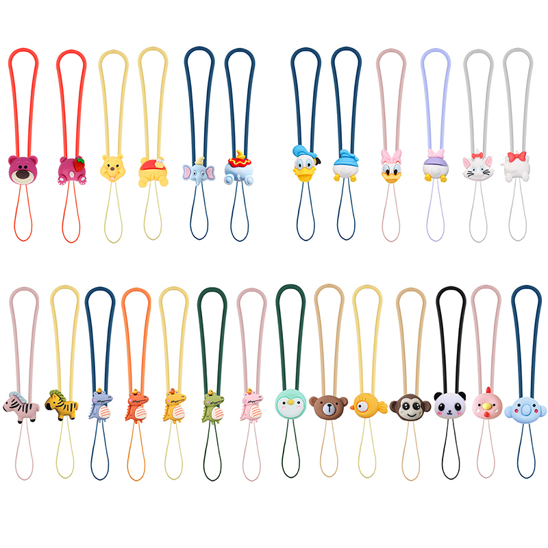 High Quality Silicone Phone Wrist Strap Mobile Phone Key Chain Lanyard ...