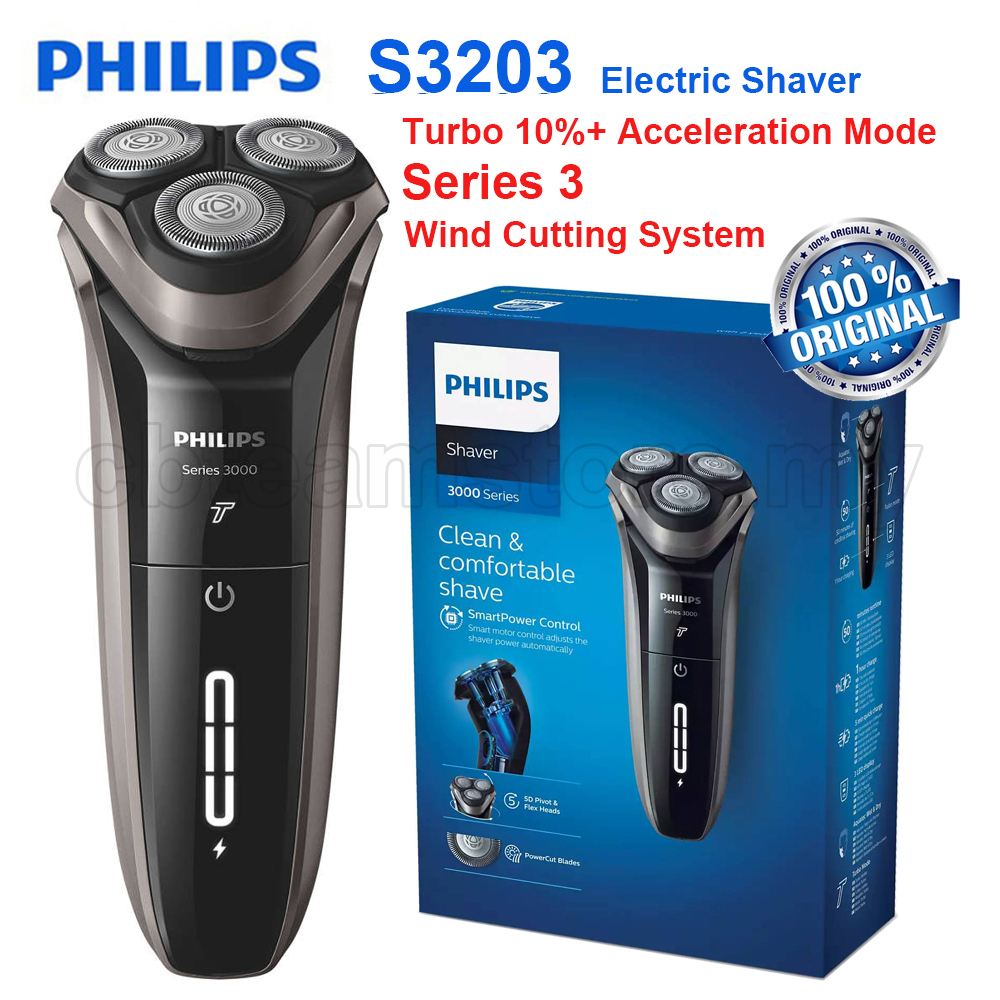 Philips S3203 Electric Shaver S3000 Series Men's Shaver Accelerates ...