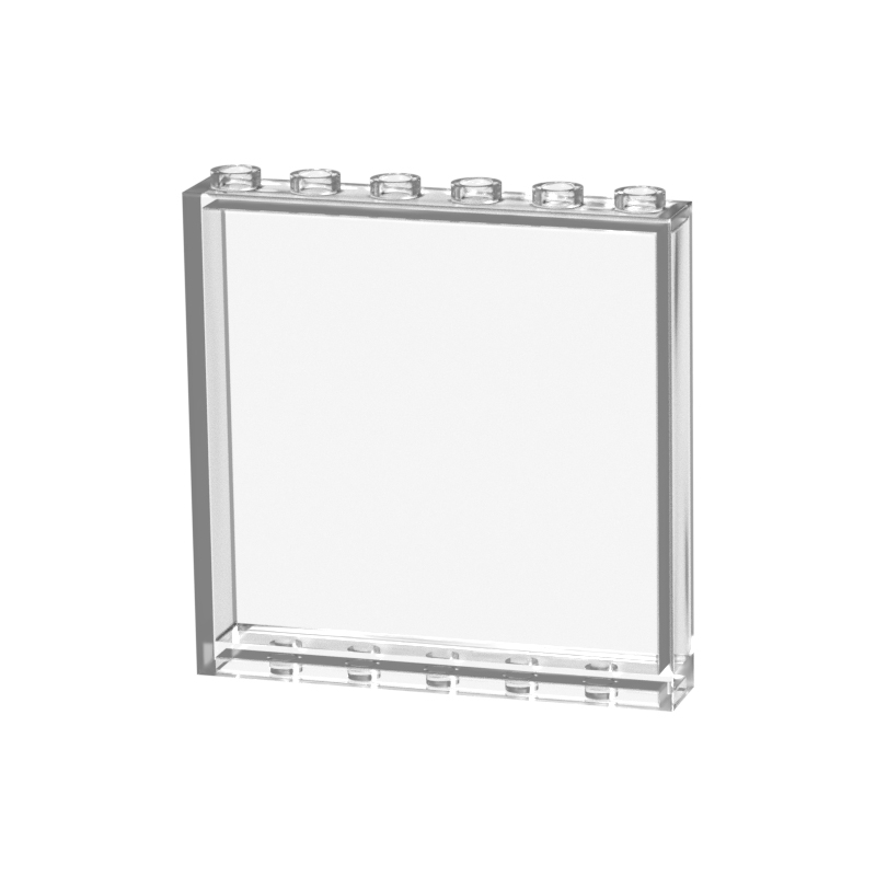 Panel Clear Glass Building Block Toys 1x6 Wall Kids Collection | Shopee ...
