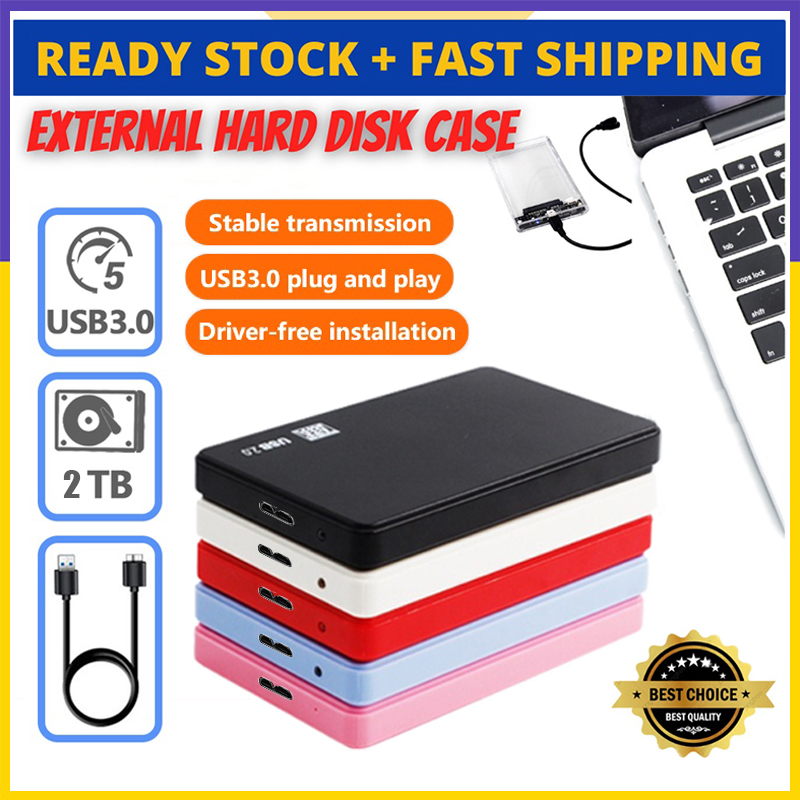 【Fast Ship】2.5 Inch HDD Enclosure Sata to USB 3.0 5Gbps HDD & SSD High ...
