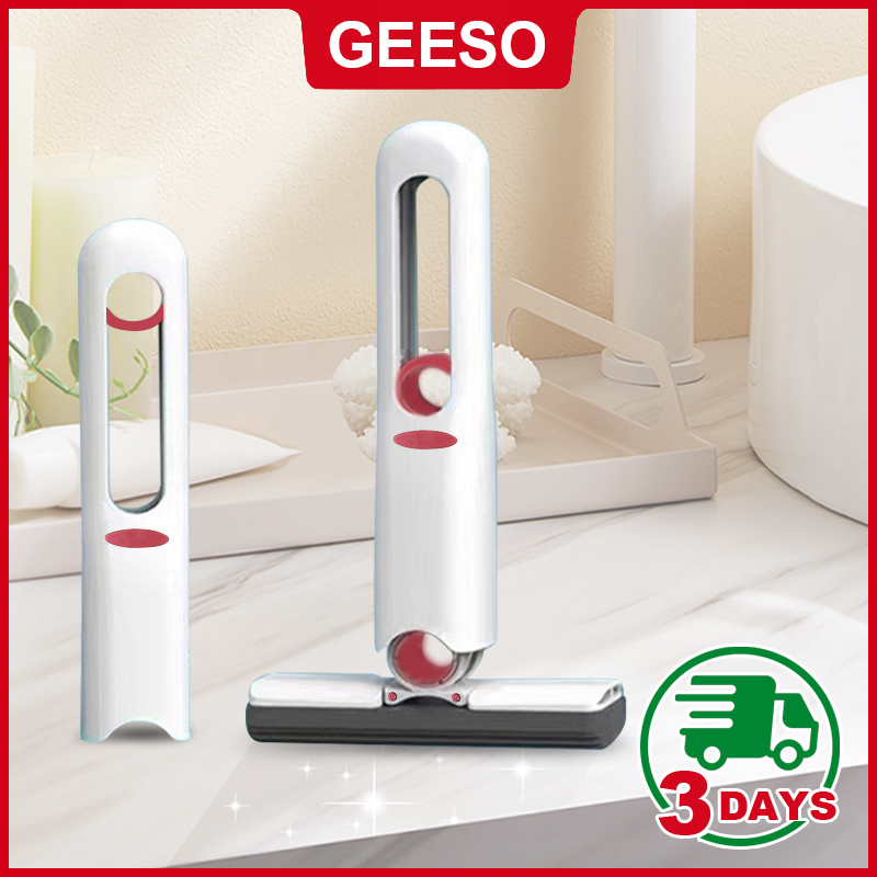 GEESO New Portable Mini Squeeze Mop Home Kitchen Car Cleaning Mop Desk ...