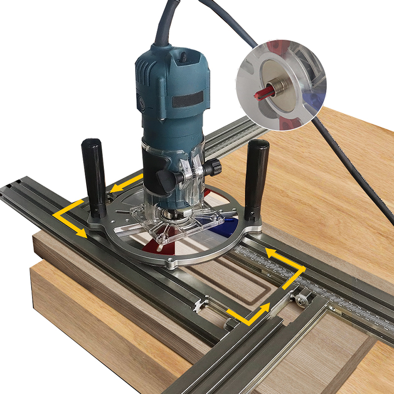 New Trimming Machine Milling Groove Engraving Guide Rail Adjustable ...