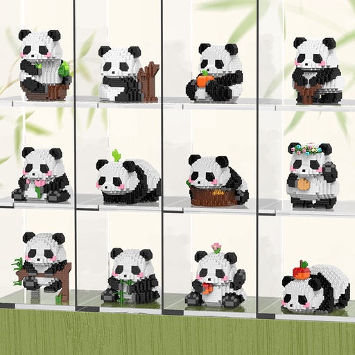 Diamond Small Particle Assembled Building Blocks Panda's Daily Set ...