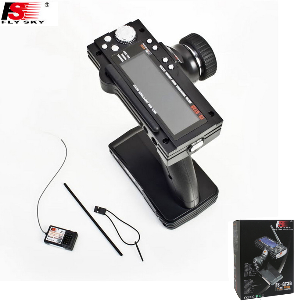 Flysky FS-GT3B FS GT3B 2.4G 3CH Gun RC System Transmitter with Receiver ...