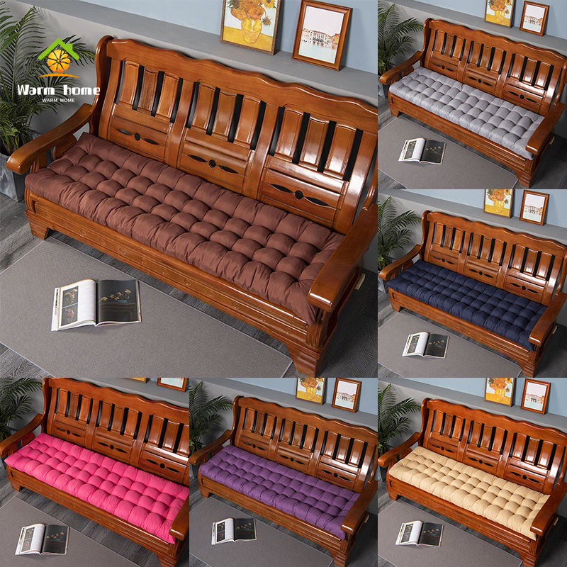 Thick Solid Wood Sofa Cushion Four Seasons Universal Long Old-Fashioned ...