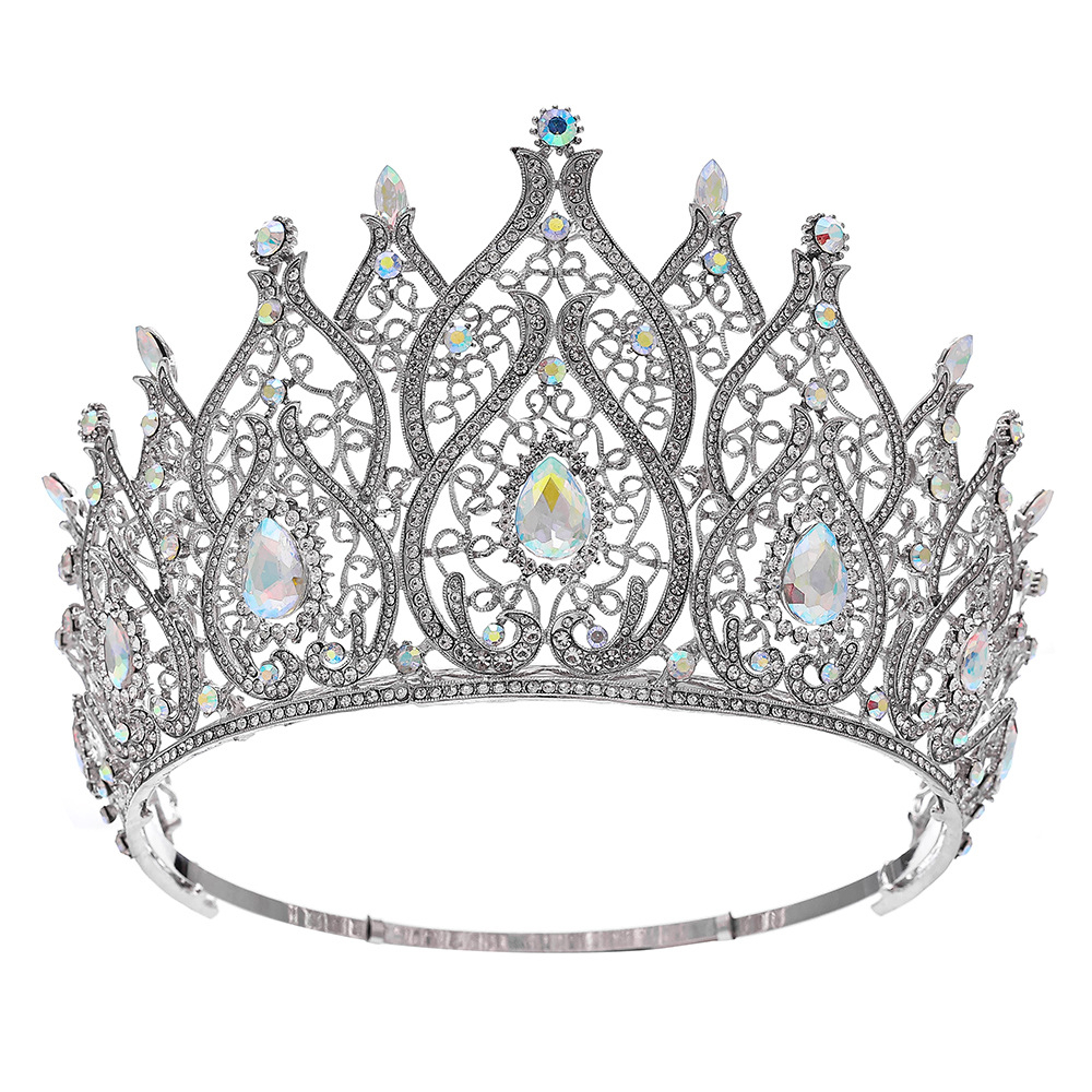 Levery Adjustable Baroque Miss World Beauty Pageant Crown Bride Crown ...
