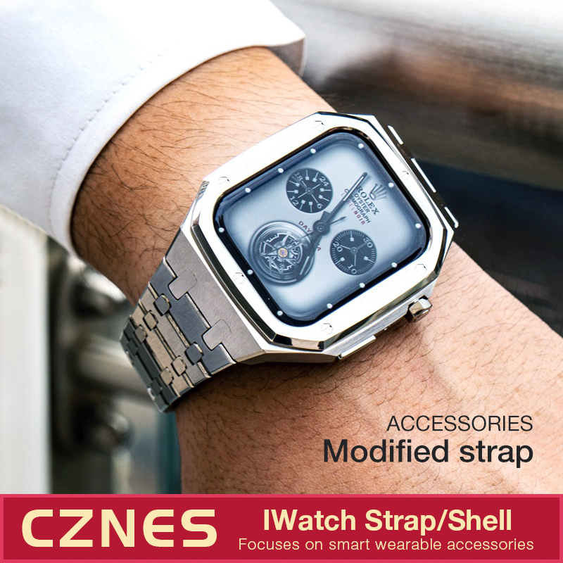 Men's AP Modified Non-Fading Stainless Steel Modified Set Strap Watch ...