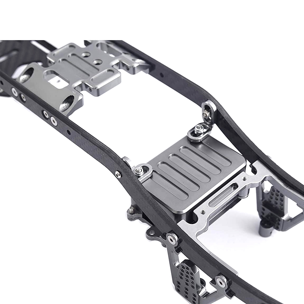 Forestrc 1:10 Metal Crawler RC Car Chassis Frame Kit for Axial SCX10 ...