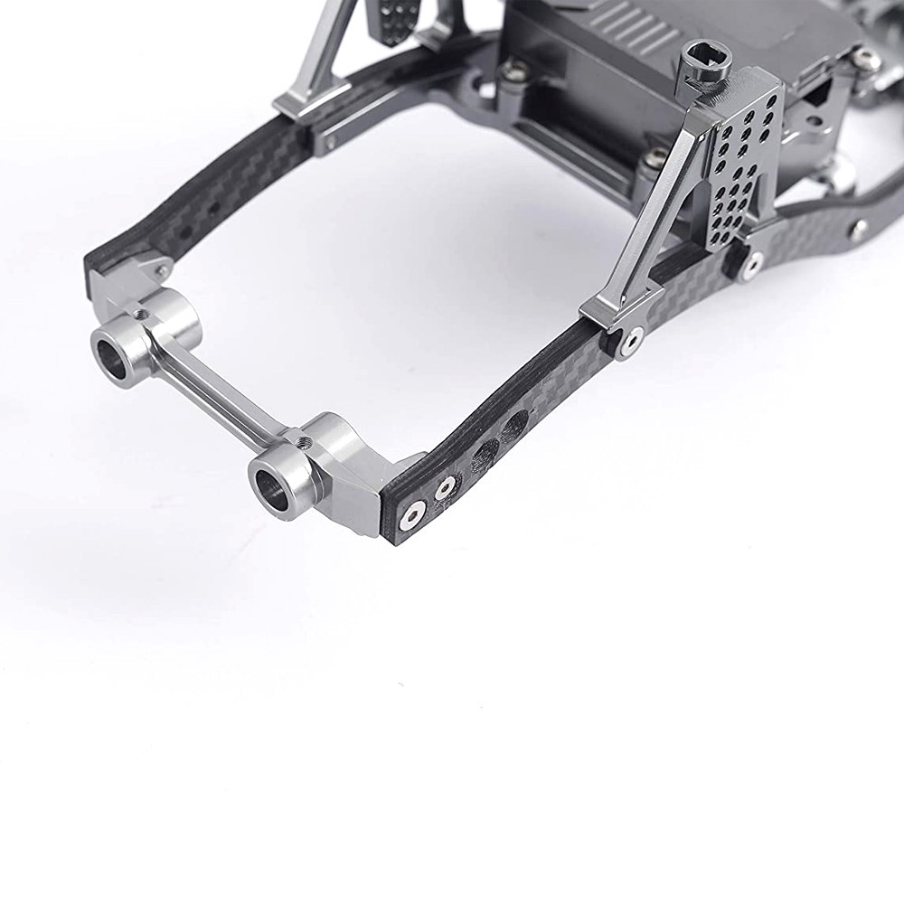 Forestrc 1:10 Metal Crawler RC Car Chassis Frame Kit for Axial SCX10 ...