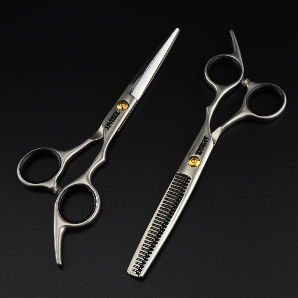 Professional Barber Scissors Hairdressing Scissors Hair Salon Flat Hair ...