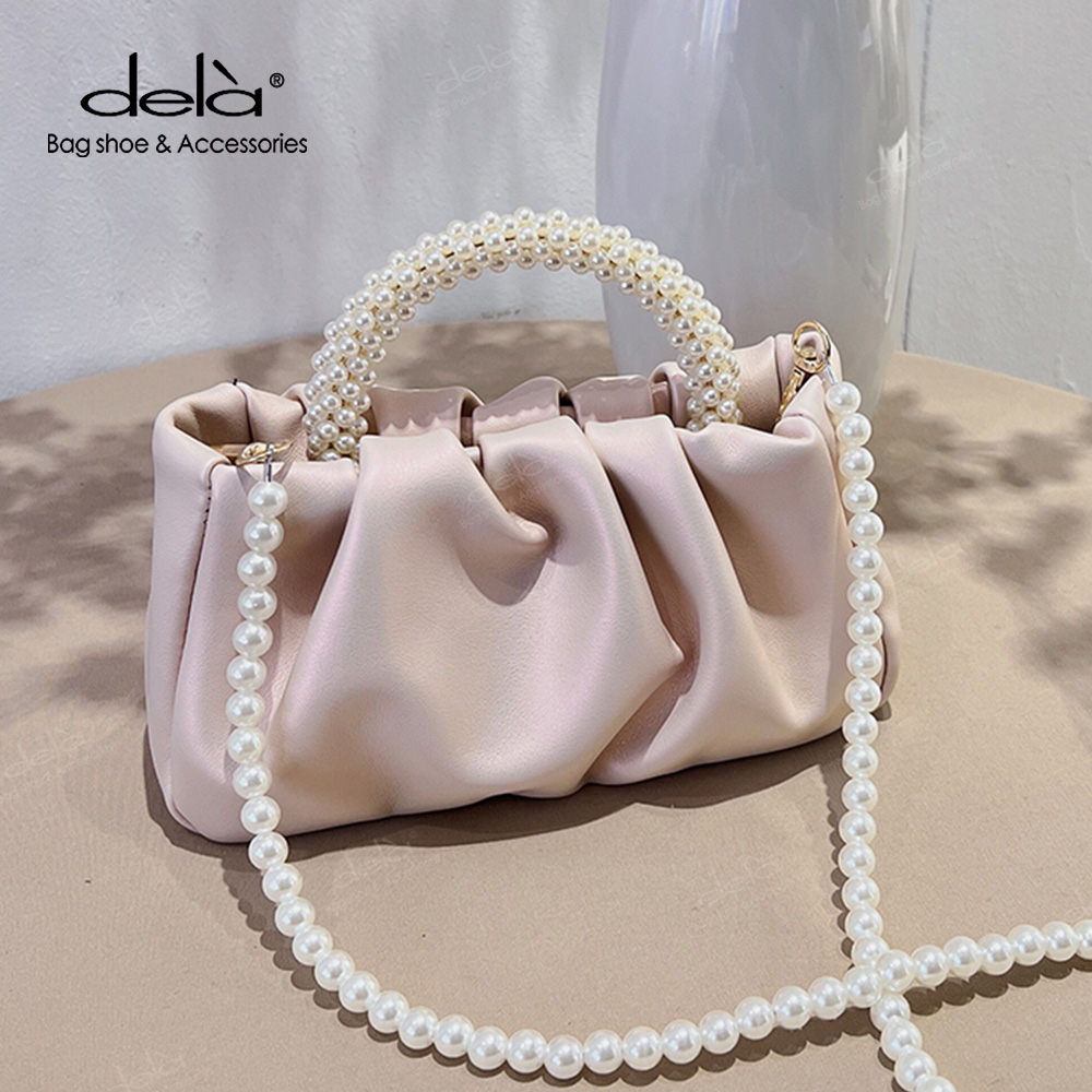 Dela Pearl handbag Women's fashion Clutch bag Women dinner bag Mini ...