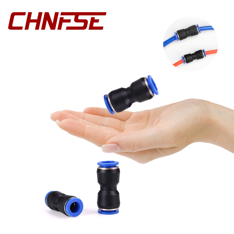 Pneumatic joint Pu straight pipe joint pu4-pu16 connecting outer diameter 4mm 6mm 8mm 10mm 12mm ...