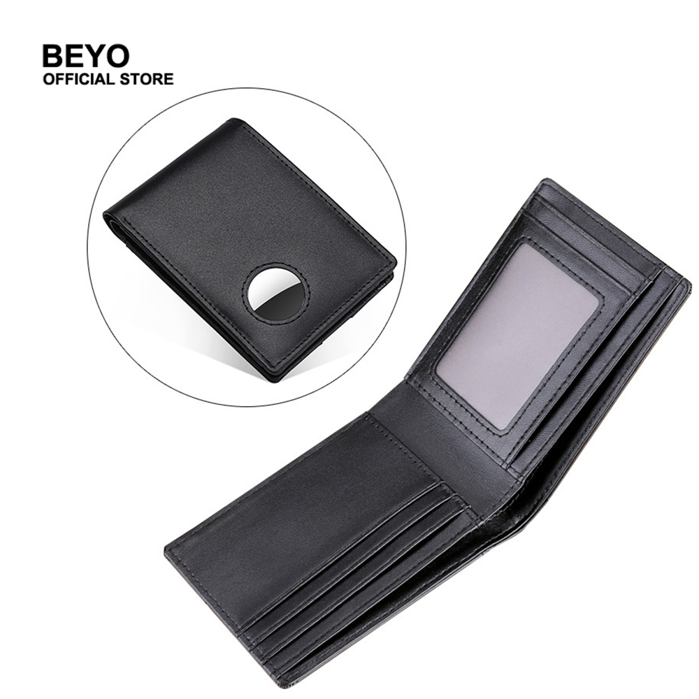 Slim RFID Airtag Bifold Wallet Original Men's Money Bag with Airtag ...