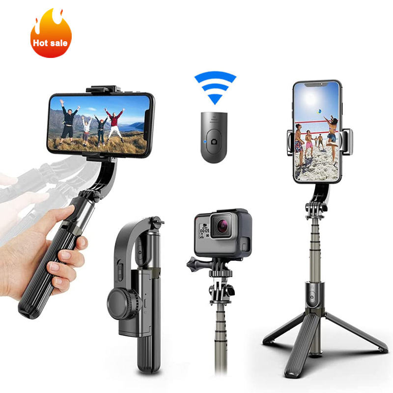 Gimbal Stabilizer for Smartphone with Extendable Selfie Stick and ...