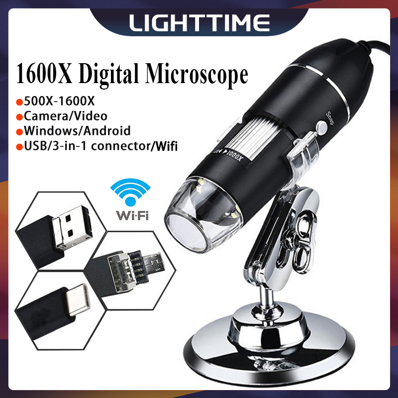 Digital Microscope Handheld USB HD Microscope Inspection Camera 1600X ...