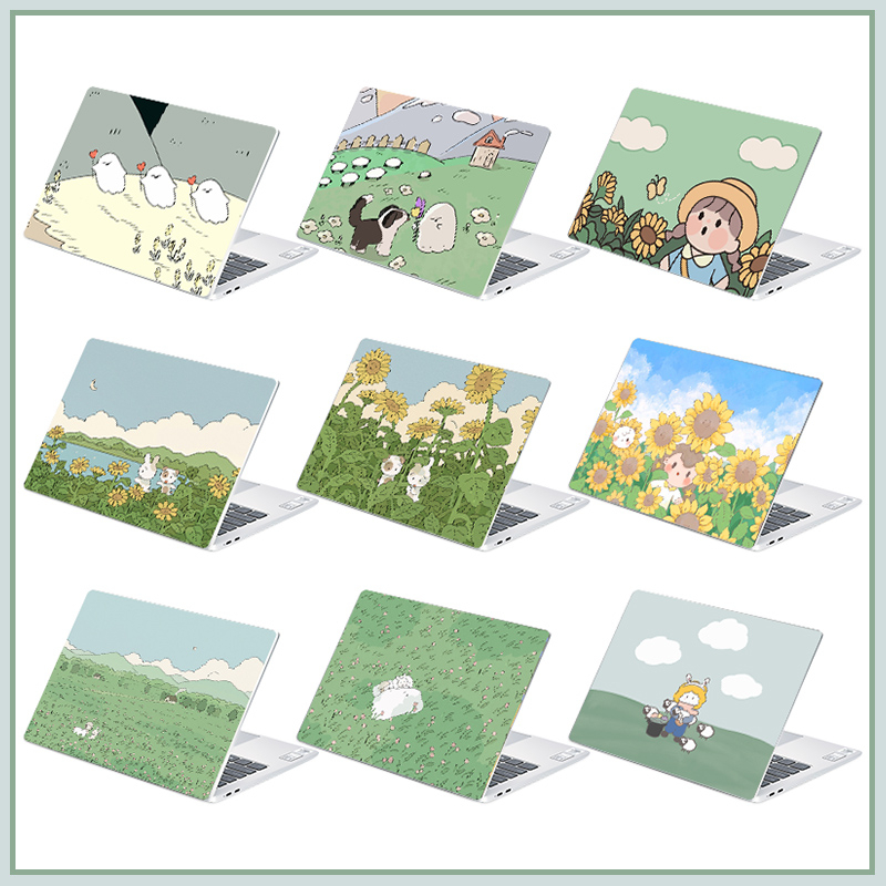 1PC DIY Notebook Computer Sticker Cute Cartoon Art Decal 10-17 inch ...